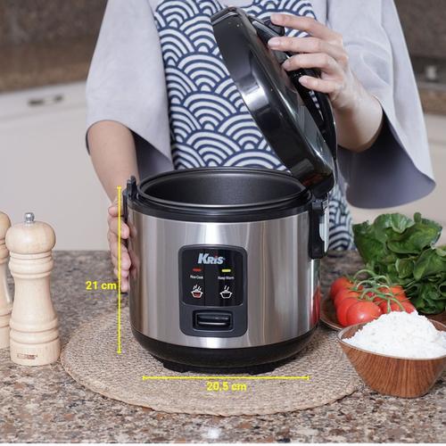 Jual Kris Rice Cooker Deluxe 1L Penanak Nasi Cook&warm body Stainless ...