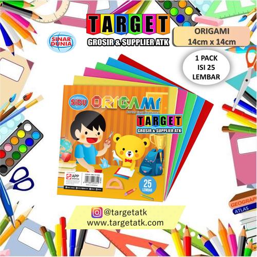 Jual KERTAS ORIGAMI / ORIGAMI / KERTAS LIPAT BERWARNA - KWSQ 20x20 ...
