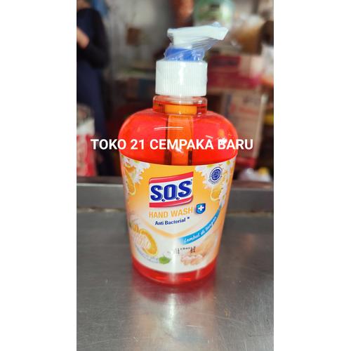 Jual SOS Hand Wash Wangi ORANGE PUMP 400 ml | Sabun Cuci Tangan Murah ...