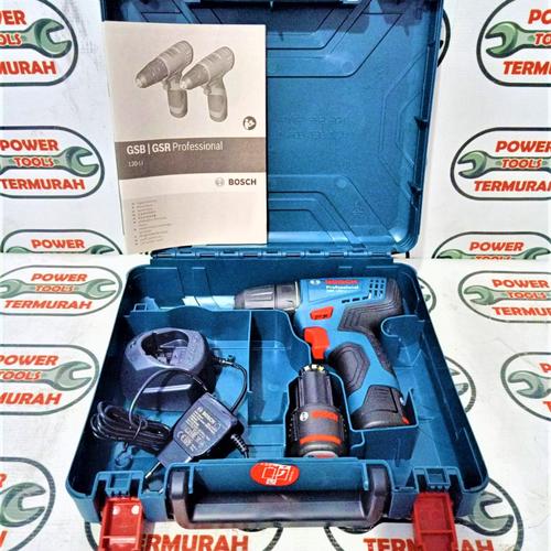 Jual BOR CHARGE BOSCH GSR 120-LI CORDLESS DRILL BOR BATERAI 12V - Kota ...