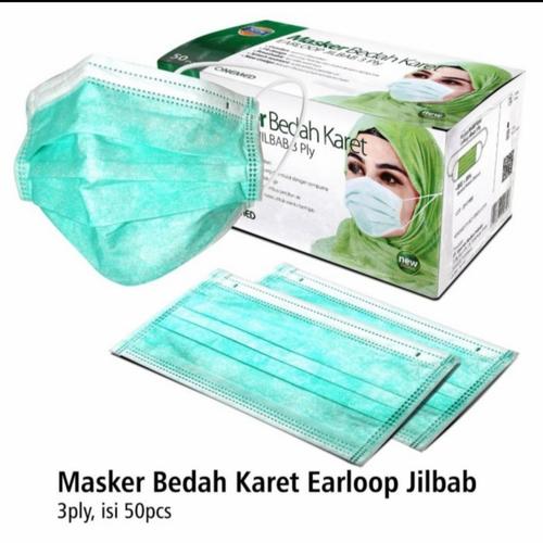 Jual MASKER HIJAB 3PLY | MASKER JILBAB | MASKER MEDIS ONEMED - Kota ...