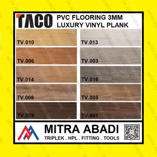 Jual TACO Vinyl 3mm 3 mm Vinil Lantai PVC Flooring Anti Rayap Lembab ...