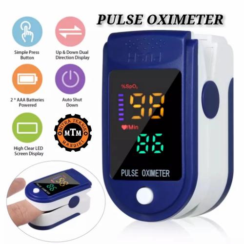 Jual ALAT UKUR PULSE OXIMETER FINGERTIP OXYGEN DETAK JANTUNG OXYMETER ...