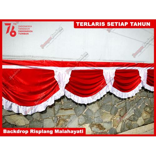 Jual Background / Backdrop Malahayati 17 Agustusan dekorasi merah putih ...