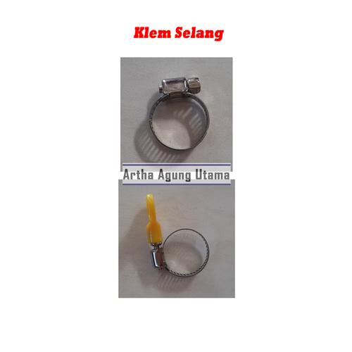 Jual Klem Selang / Hose Clamp Stainless steel & Klem Selang Kuping ...