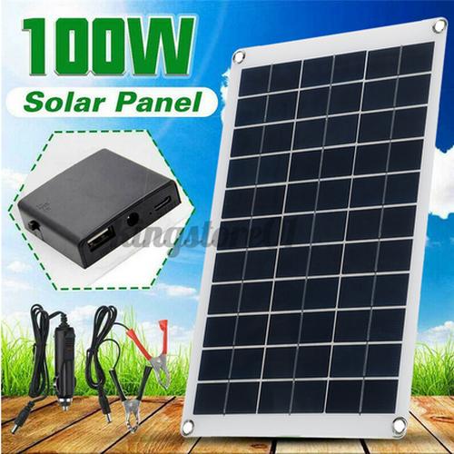 Jual Panel Tenaga Surya Polikristalin 100W Kit Tenaga Surya Fleksibel ...