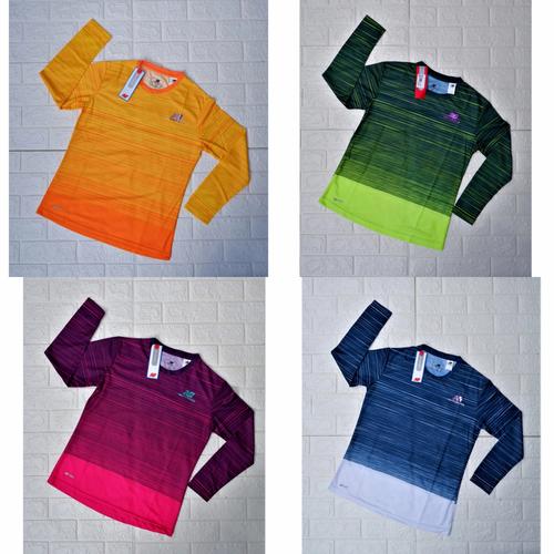 Jual [ BAJU TENIS LAPANGAN WANITA LENGAN PANJANG NB ] - Hijau, S - Kab ...