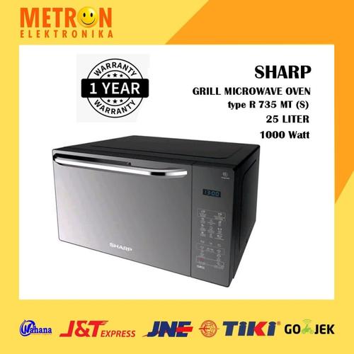Jual SHARP R 735 MT (S) SILVER / GRILL MICROWAVE OVEN / R735MTS - Kab ...
