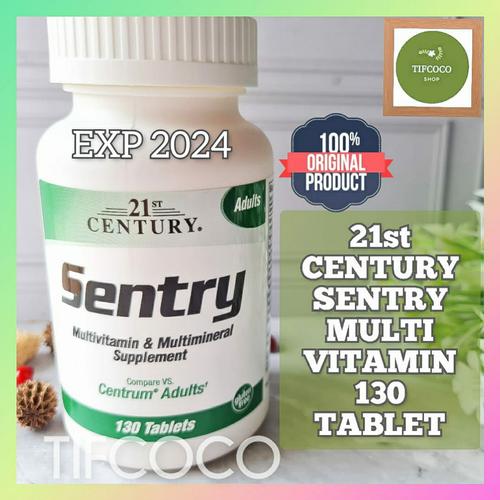 Jual 21st CENTURY SENTRY MULTIVITAMIN & MINERAL SUPPLEMENT 130 TABLET ...
