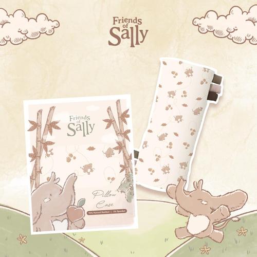Jual Bamboo Pillow Case Watercolor Collection - Friends of Sally ...