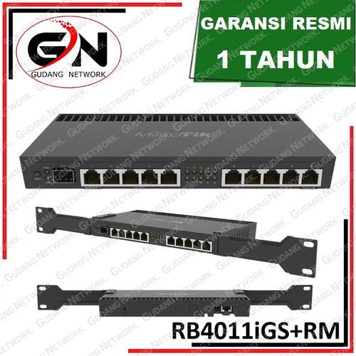 Jual Mikrotik Router indoor RB4011iGS+RM / RB4011 / mikrotik rb4011 ...