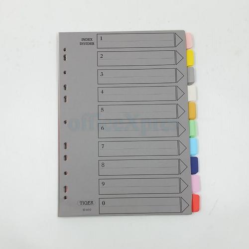 Promo Pembatas Binder 12 Warna/ Divider Ordner 10 Warna / Pembatas ...