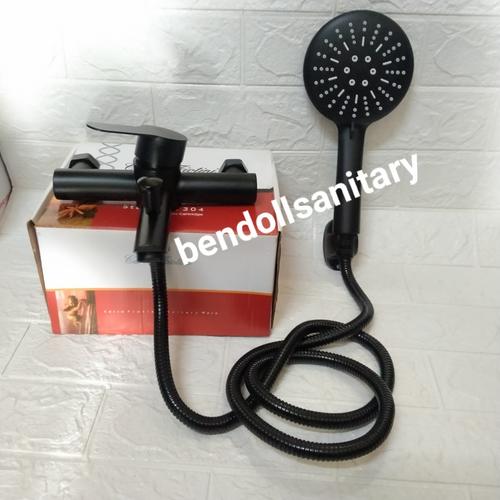 Jual Kran Bathup Stainless Sus304 Black Series - Kran Shower Pan ...
