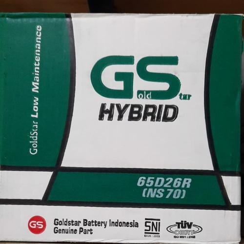 Jual BATTERY / AKI MOBIL TYPE NS70 GS HYBRID / TOYOTA / KIJANG / AKI ...