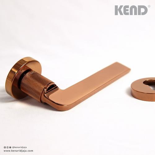 Jual Lever Handle Kend HRE 85.525 GL Satin - LHTR brass Gold - Gagang ...