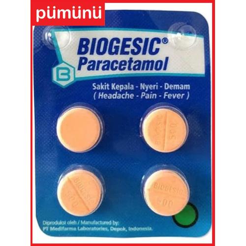 Jual BIOGESIC Paracetamol 500mg Obat Penurun Demam - Kota Bandung ...