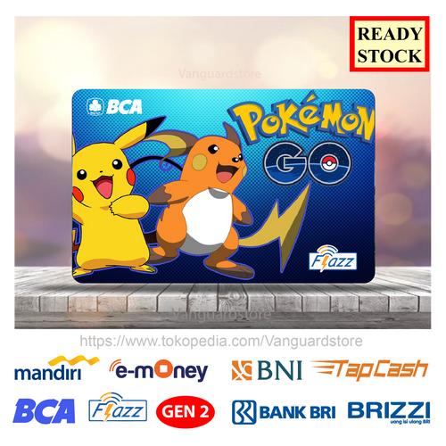 Jual KARTU EMONEY BCA BNI BRI MANDIRI Pikachu Pokemon Charmander - 1 ...