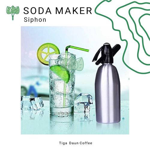 Jual Botol Pembuat Soda Siphon Maker Bartender CO2 1 Liter | Soda Maker ...