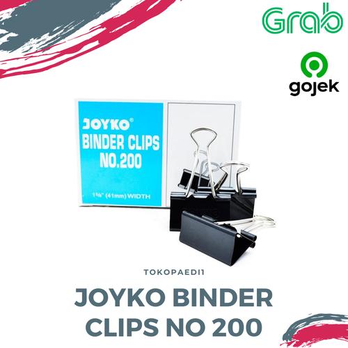 Jual BINDER CLIP JOYKO NO 200 UKURAN BESAR - Jakarta Barat - Tokopaedi1 ...