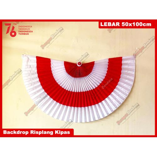 Jual Background / Backdrop Kipas - Merah Putih - Kota Surabaya ...