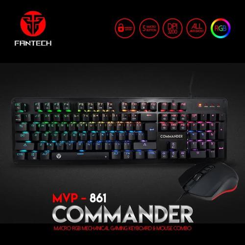 Jual Fantech Keyboard Mechanical Gaming Commander MVP-861 - Kab. Klaten ...