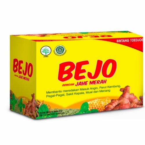 Jual BEJO Jahe Merah Herbal Sachet Bintang Toedjoe - Kota Bandar ...
