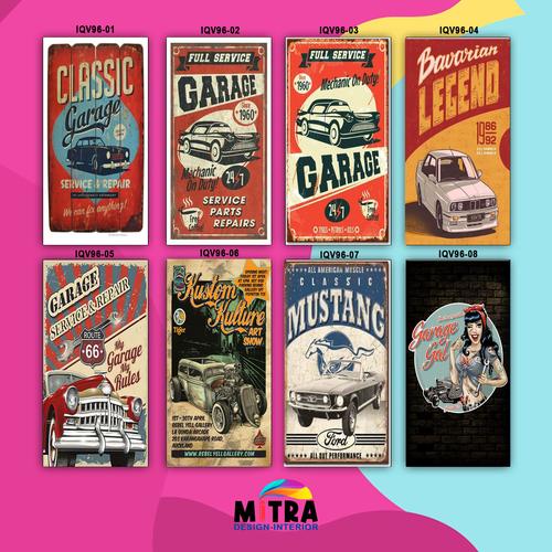 Jual Hiasan Dinding Quotes Retro Mobil Walldecor Pajangan Poster ...