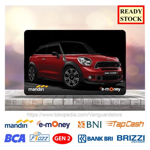 Jual E-money Kartu Etoll BNI BRI MANDIRI BCA MOBIL Mini Cooper Red - 1 ...