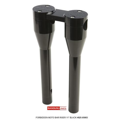 Jual FORBIDDEN / FM MOTO BAR RISER 11" BLACK 1 1/8" CLAMP #825-05003 ...