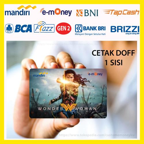 Jual KARTU EMONEY MANDIRI BCA GEN 2 BNI BRI WONDER WOMAN COMIC DC ...