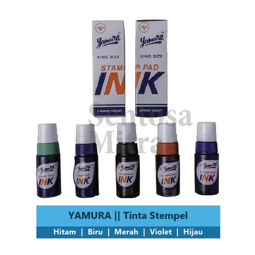 Jual Refill Ink Stamp Pad Isi Ulang Tinta Cap Bak Stempel Yamura ...