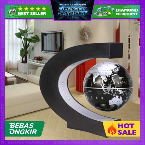 Jual Dekorasi Rumah Magnetic Floating Globe - gold - Jakarta Barat ...