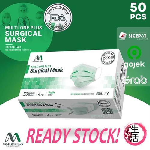 Promo Masker Surgical Multi One Plus Earloop 4ply - Earloop 4ply ...