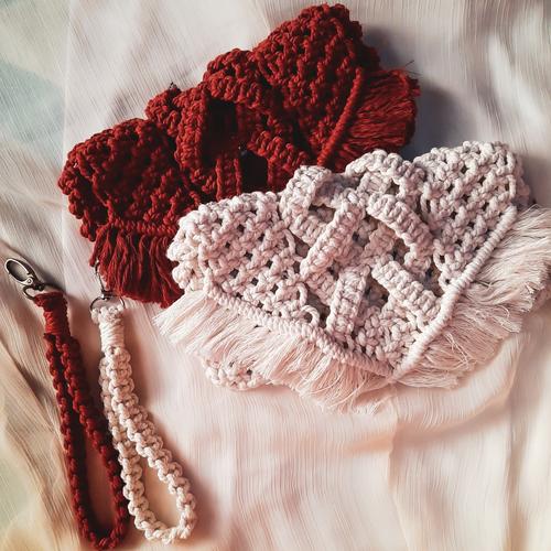 Jual Orbit Clutch | Tas Macrame / Makrame/ Rajut | Boho / Bohemian ...