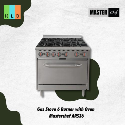 Jual Masterchef ARS36 Gas Stove 6 Burner with Oven - Jakarta Selatan ...