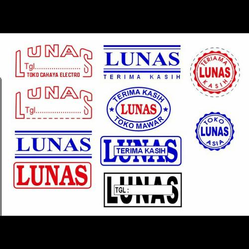 Jual Stempel Lunas Ukuran Kecil - Besar - BESAR - Jakarta Barat ...