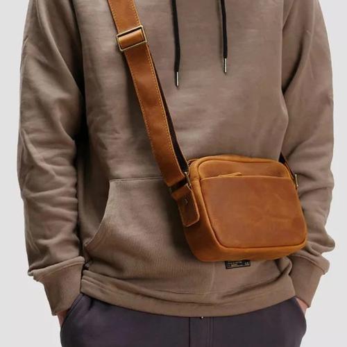 Jual Tas Selempang Pria - Kulit Asli Sapi - Tas Mini - Tas Kulit Pria ...