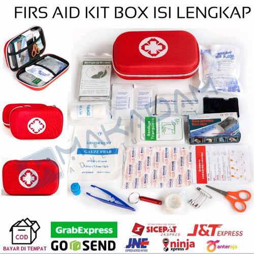Jual kotak p3k emergency first aid kit box camping mobil lengkap isi ...