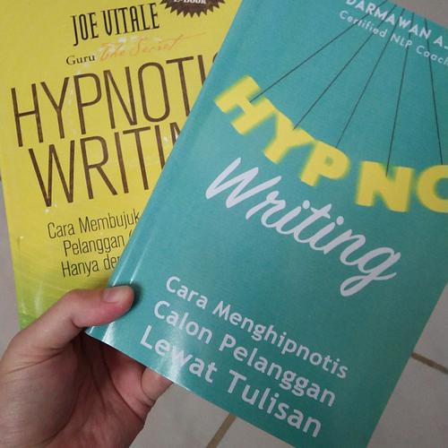 Jual sepasang buku hypno writing & Hypnotic writing - Kab. Sleman ...