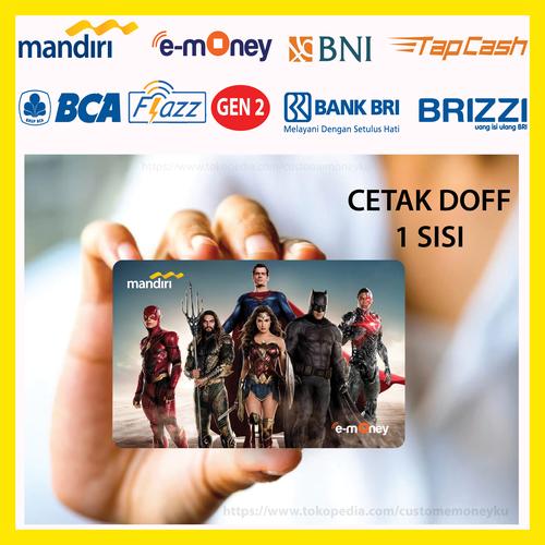 Jual KARTU EMONEY MANDIRI BCA GEN 2 BNI BRI SUPERHERO COMIC JUSTICE LEAGUE - BRI BRIZZI ...