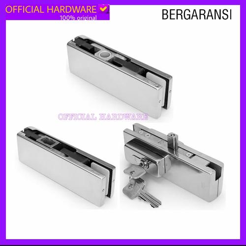 Jual patch fitting kaca 1set pt.10 pt.20 us.10 stainless fiiting pintu ...