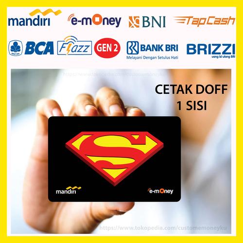 Jual KARTU EMONEY MANDIRI BCA GEN 2 BNI BRI DC COMIC SUPERHERO SUPERMAN ...