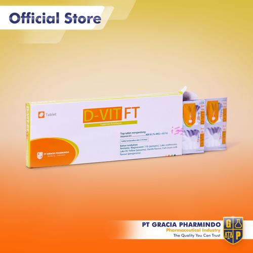 Jual D-Vit Flash Tab - Vitamin D3 400 IU - Kota Bandung - Gracia ...