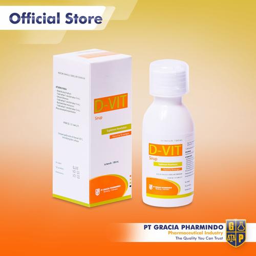 Jual D-Vit Sirup 100ml - Vitamin D3 400 IU - Kota Bandung - Gracia ...