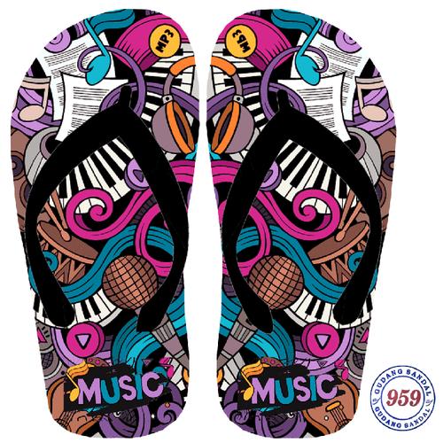 Jual SENDAL JEPIT PRINTING SABLON POLYFLEX DTF KOREA PRINTABLE MODEL 6 ...