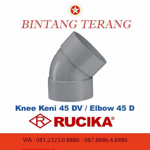 Jual knee keni 45 derajat 2 1/2" D Rucika / Elbow 45 2 1/2" DV Rucika - Kota Surabaya - Surya ...