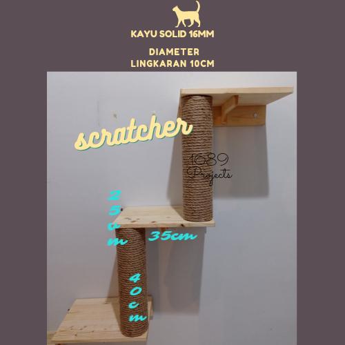 Jual Garukan kucing tingkat kayu cat scratcher custom - Kab. Bogor ...
