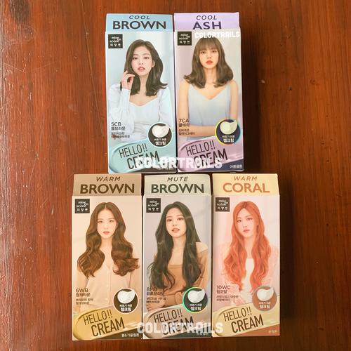 Jual READY STOCK MISE EN SCENE Hello Cream Hair Color - Mystic Black ...