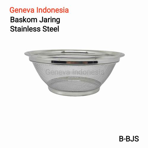Jual Baskom Saringan Jaring Stainless Tirisan Gorengan Cuci Beras Buah ...