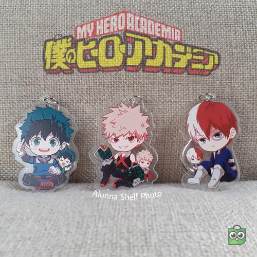 Jual Gantungan Kunci Akrilik My Hero Academia Todoroki Deku Keychain ...